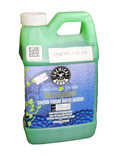 Chemical Guys Honeydew Snow Foam Auto Wash Cleansing Shampoo - 64oz ...